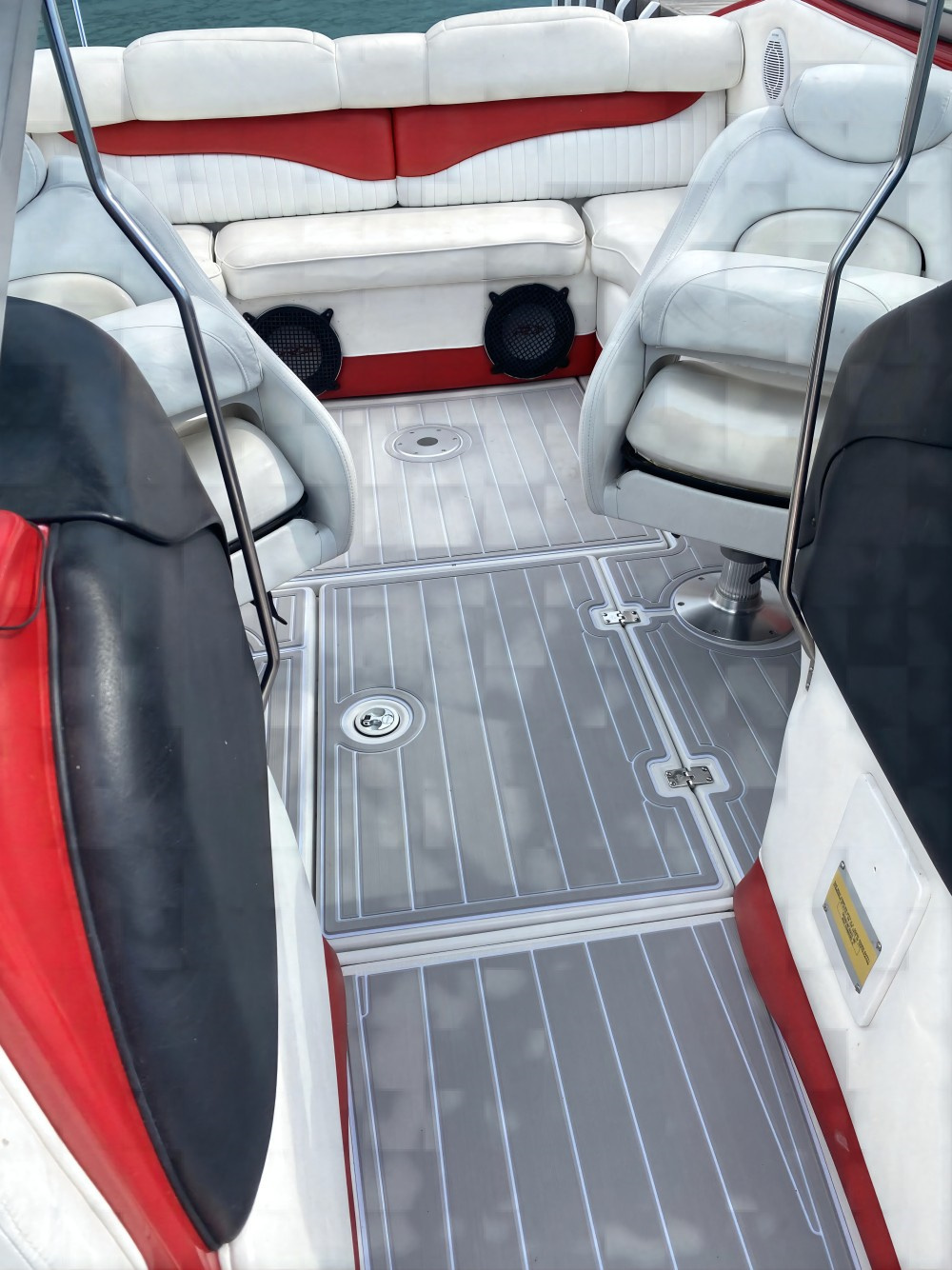2011 Crownline 21SS Swim Platform Cockpit Boat EVA Faux Foam Teak Deck ...