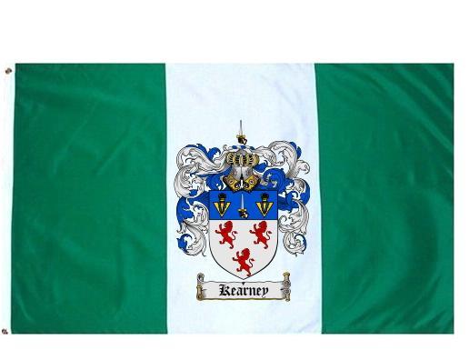 Kearney Coat of Arms Flag / Family Crest Flag - Coat of Arms