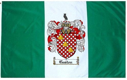 Gaston Coat of Arms Flag / Family Crest Flag - Coat of Arms