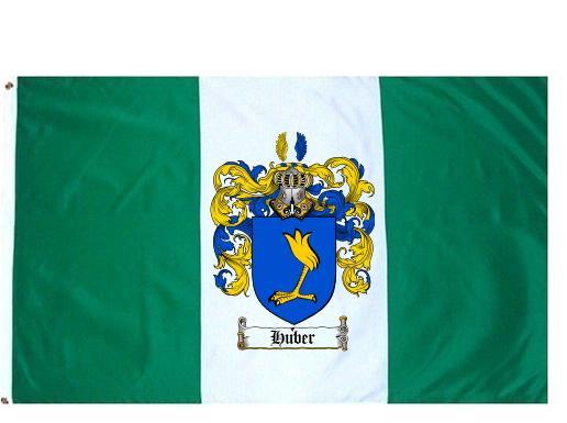 Huber Coat of Arms Flag / Family Crest Flag - Coat of Arms
