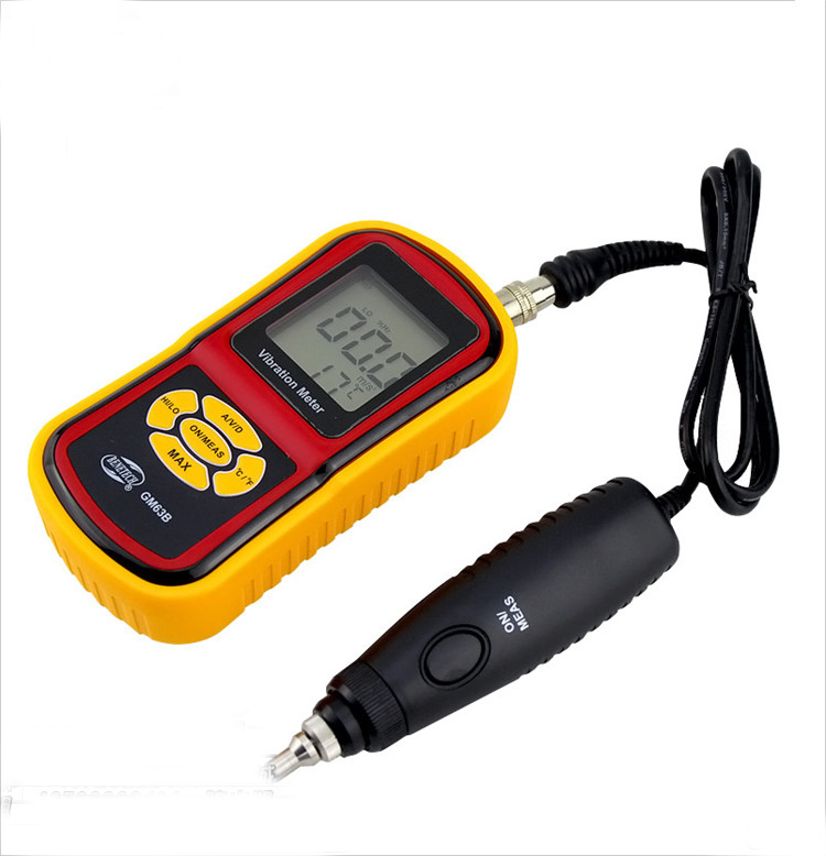 Handheld Vibration Meter Vibrometer Acceleration Velocity Displacement ...