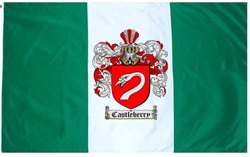 Castleberry Coat of Arms Flag / Family Crest and similar items