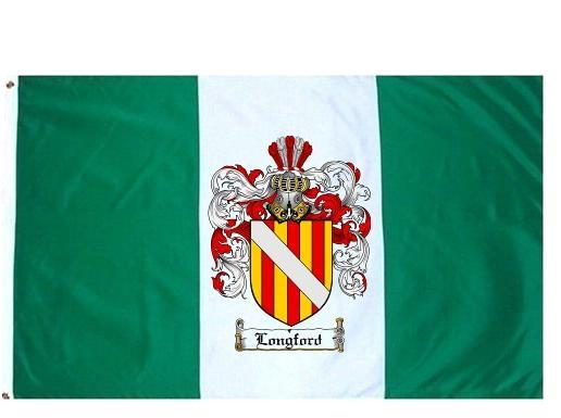 Longford Coat of Arms Flag / Family Crest Flag - Coat of Arms