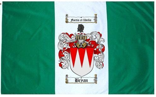 Bryan Coat of Arms Flag / Family Crest Flag - Coat of Arms