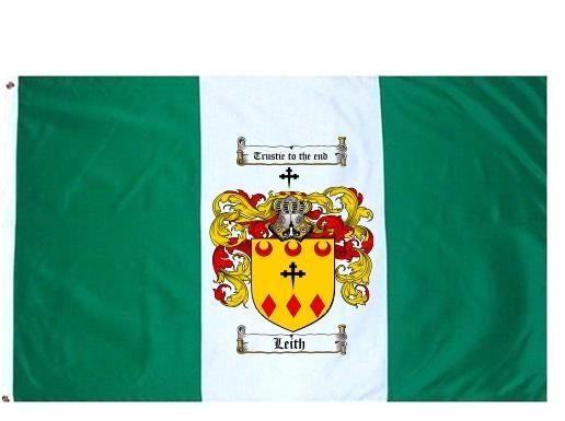 Leith Coat of Arms Flag / Family Crest Flag - Coat of Arms