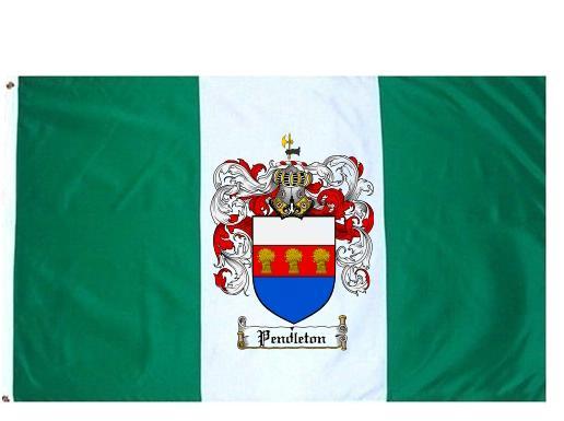 Pendleton Coat of Arms Flag / Family Crest Flag - Coat of Arms