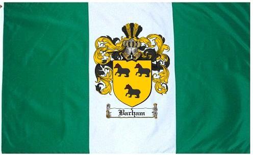 Barham Coat of Arms Flag / Family Crest Flag - Coat of Arms