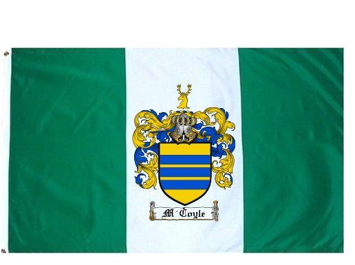 M'Coyle Coat of Arms Flag / Family Crest Flag - Coat of Arms