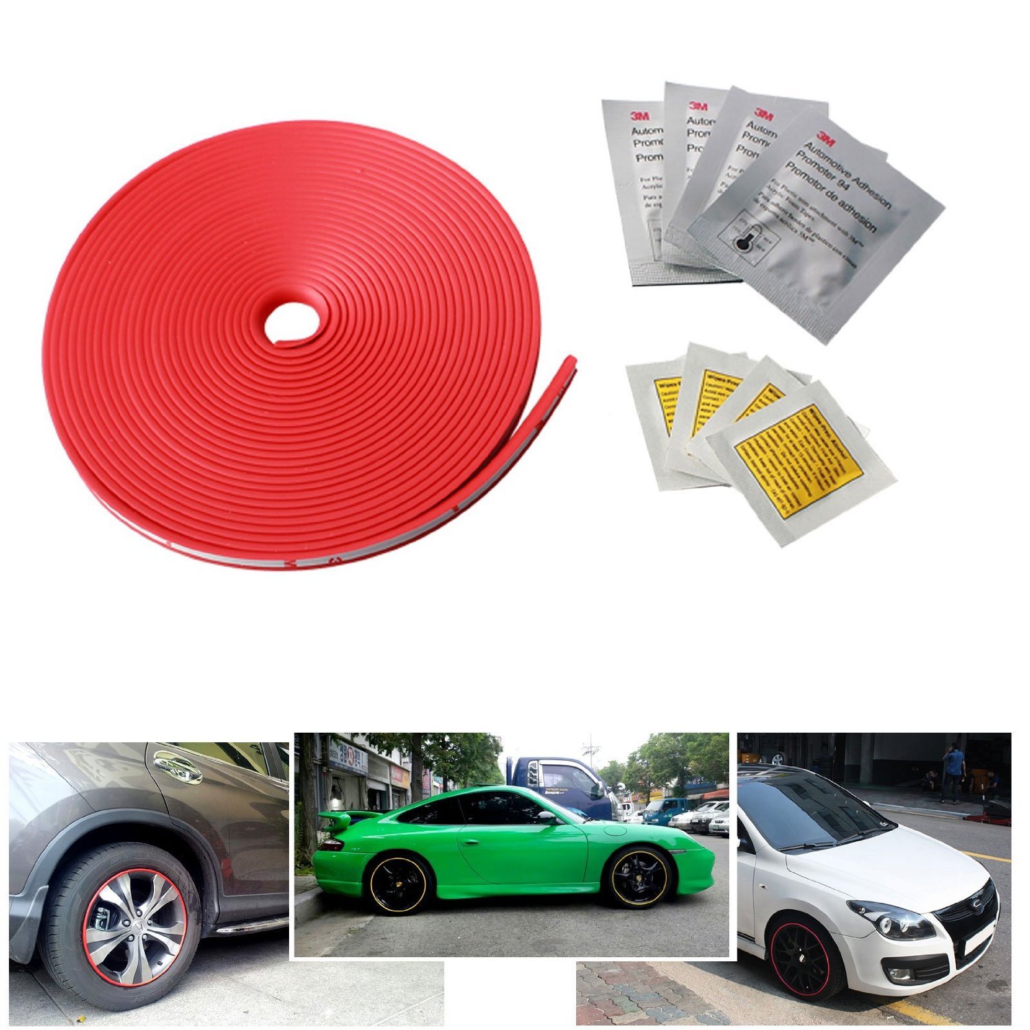 Rimblades Alloy Wheel Rim Protectors Tyres Tire Guard Rubber Moulding ...