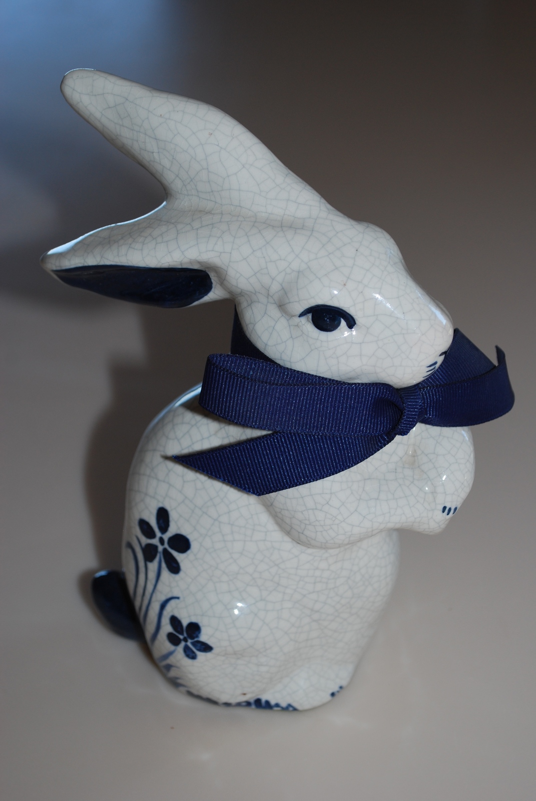 Dedham Pottery by Potting Shed Bunny Rabbit Prere BN-04 6" Blue White ...