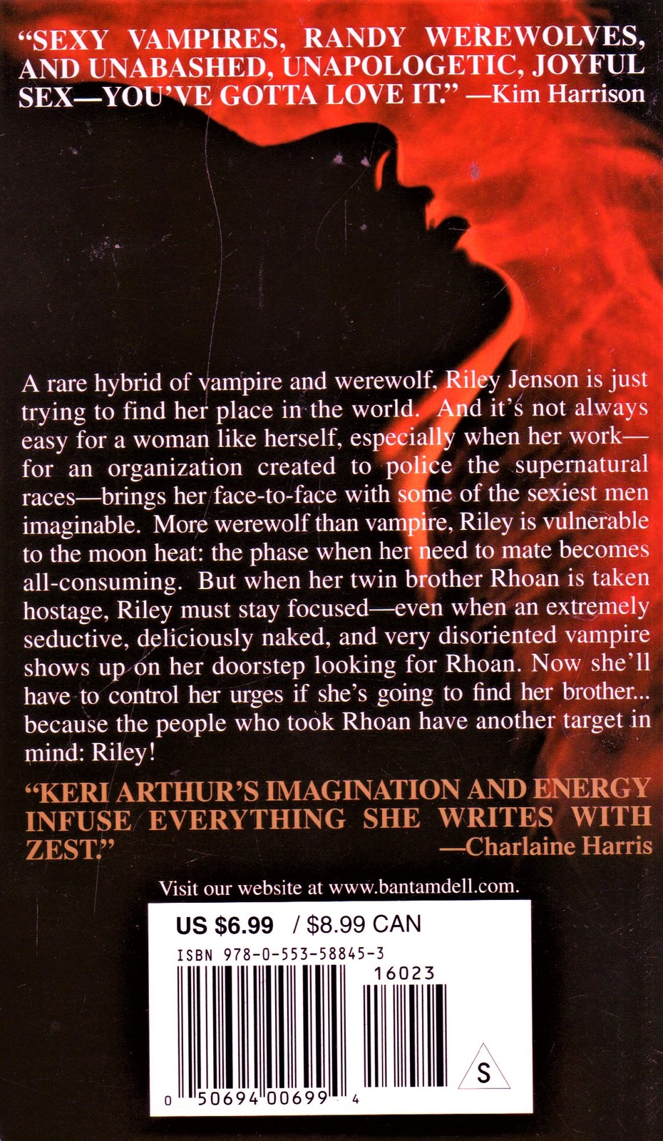 Full Moon Rising by Keri Arthur, A Riley Jenson Guardian Novel ...