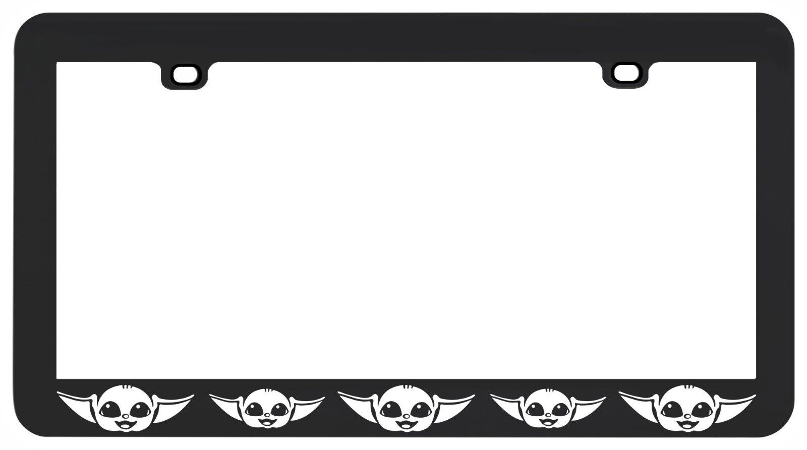BABY YODA FACE THIS IS THE WAY MANDALORIAN ASSORTED LICENSE PLATE FRAME ...