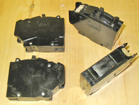 GENERAL ELECTRIC TYPE TR 15 AMP TWIN CIRCUIT BREAKER (GE TR1515) ~ RARE ...