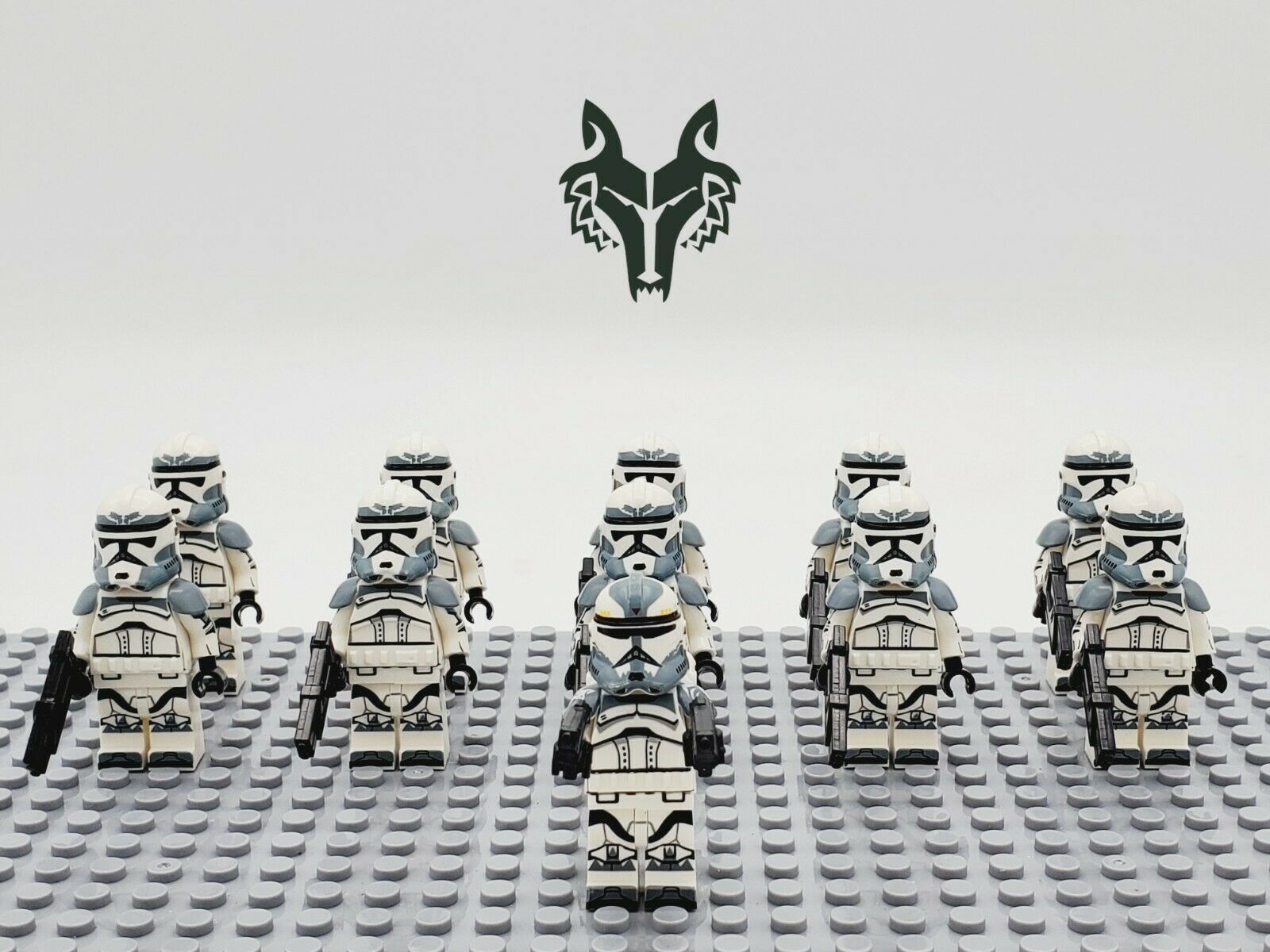 11Pcs/set Wolfpack Commander Wolffe Star Wars Clone Wars Minifigures ...