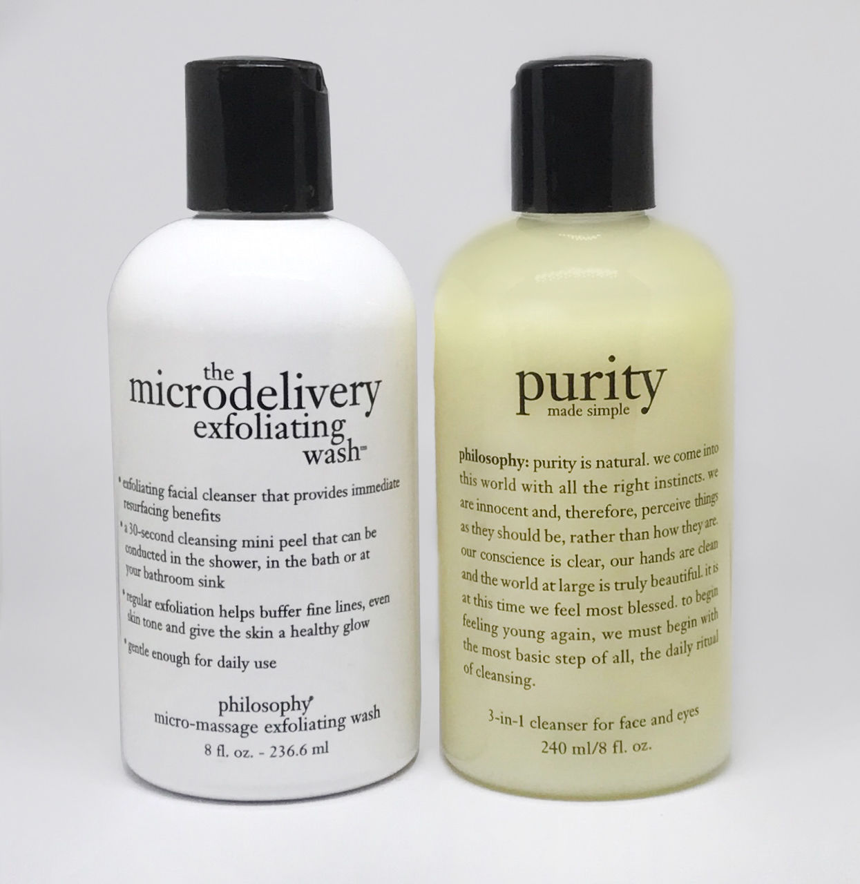 PHILOSOPHY Purity Made Simple & Microdelivery Exfoliating Face Wash 8 ... PHILOSOPHY Purity Made Simple & Microdelivery Exfoliating Face Wash 8 ...