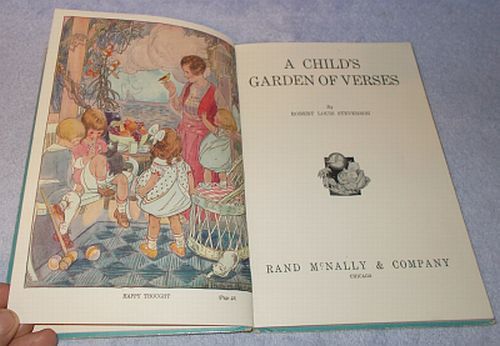 A Child's Garden of Verses Ruth Mary Hallock Illustrator R. L ...
