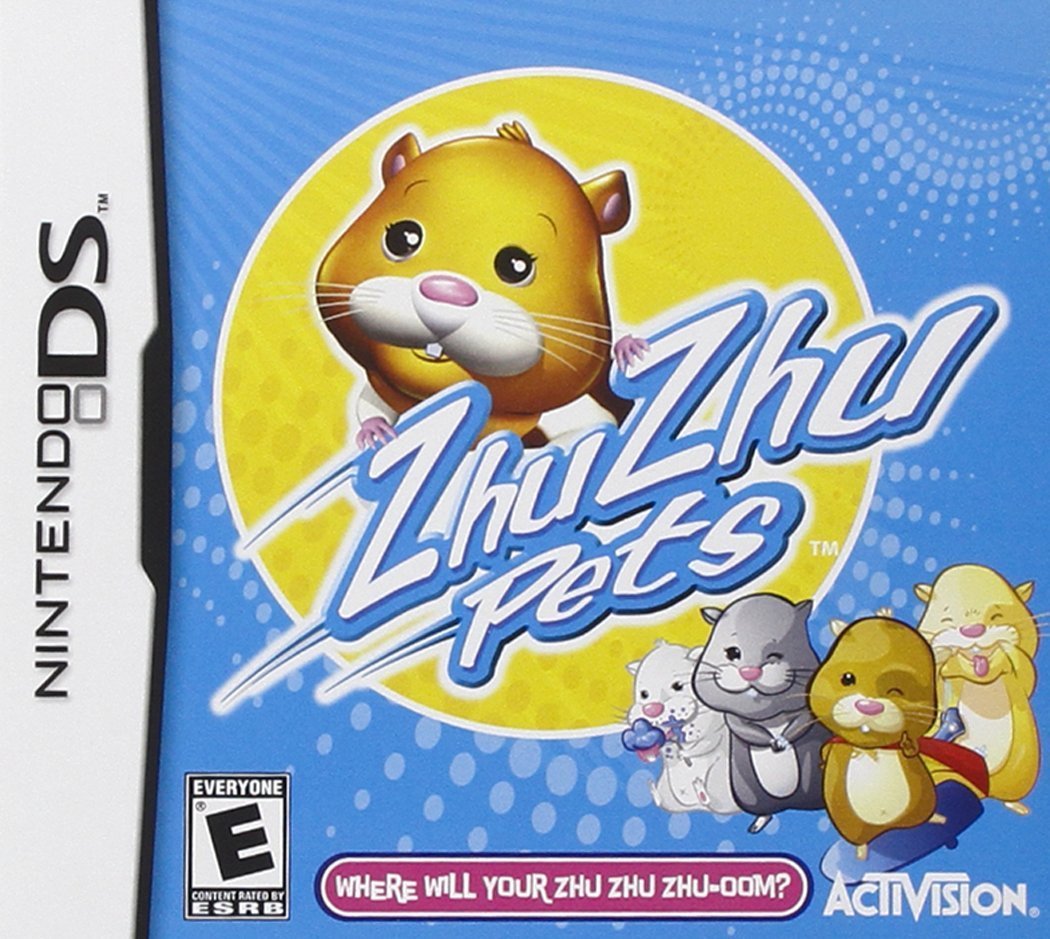 Nintendo Ds Zhu Zhu Pets Game in Case Cover By ActiVision - Video Games
