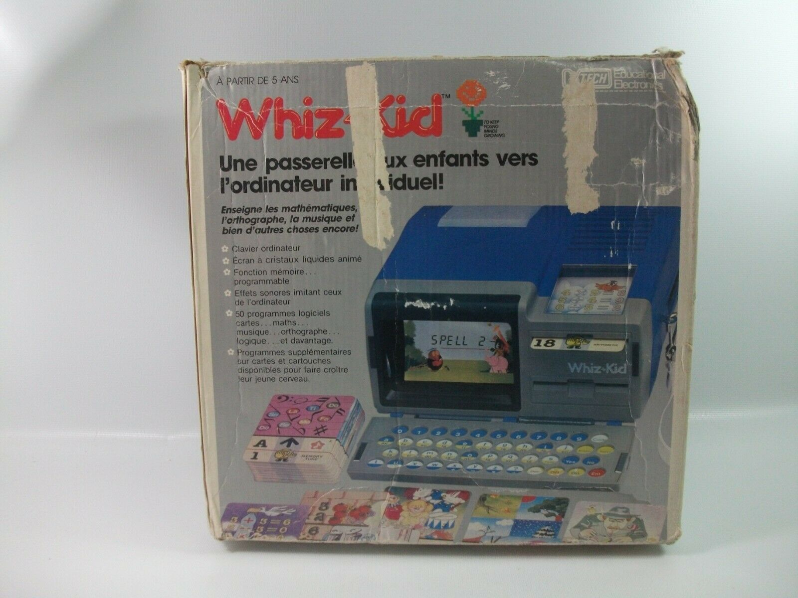 Vintage 1984 Whiz Kid Vtech Childrens Educational Computer Toy Parts ...