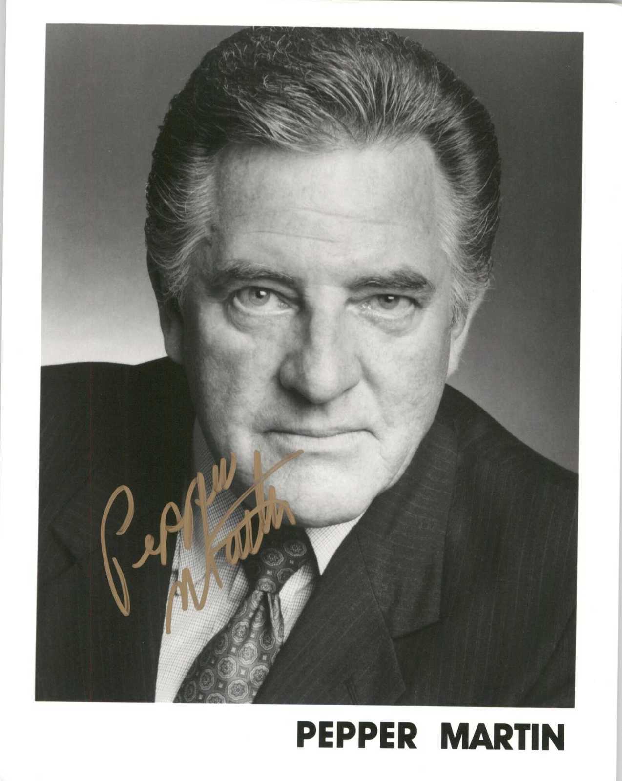 Pepper Martin Signed Autographed Glossy 8x10 Photo - Photographs