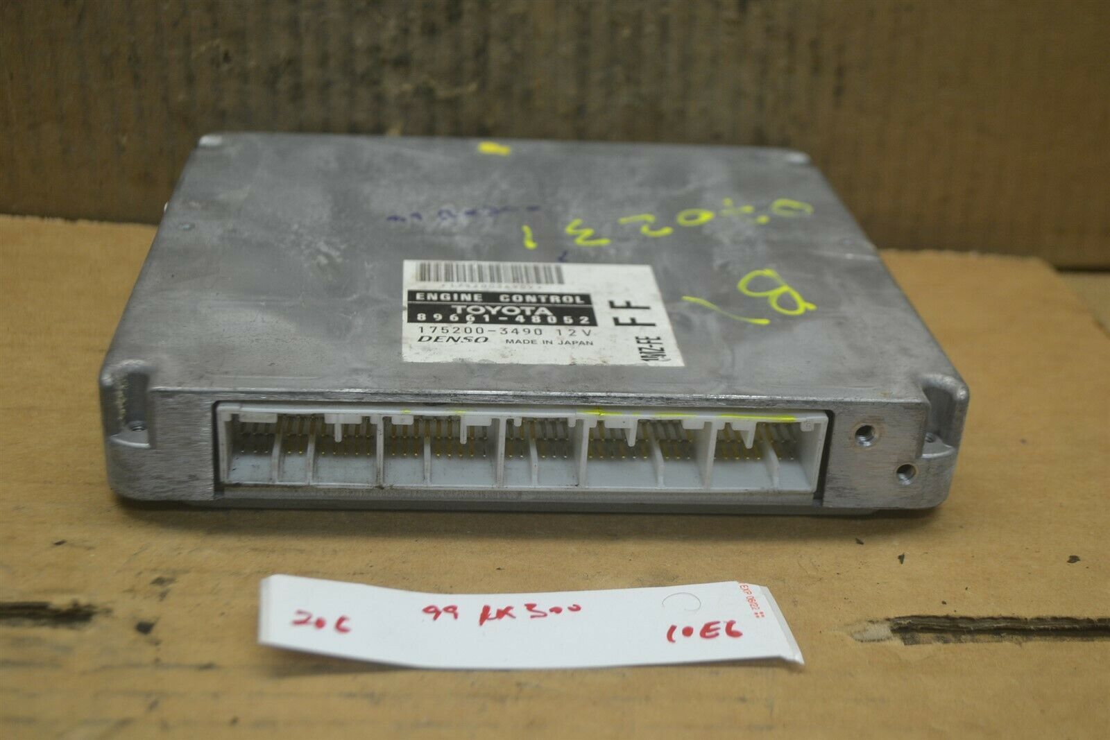 99 Lexus RX300 FWD Engine Control Unit ECU 8966148052 Module 206-10E6 ...