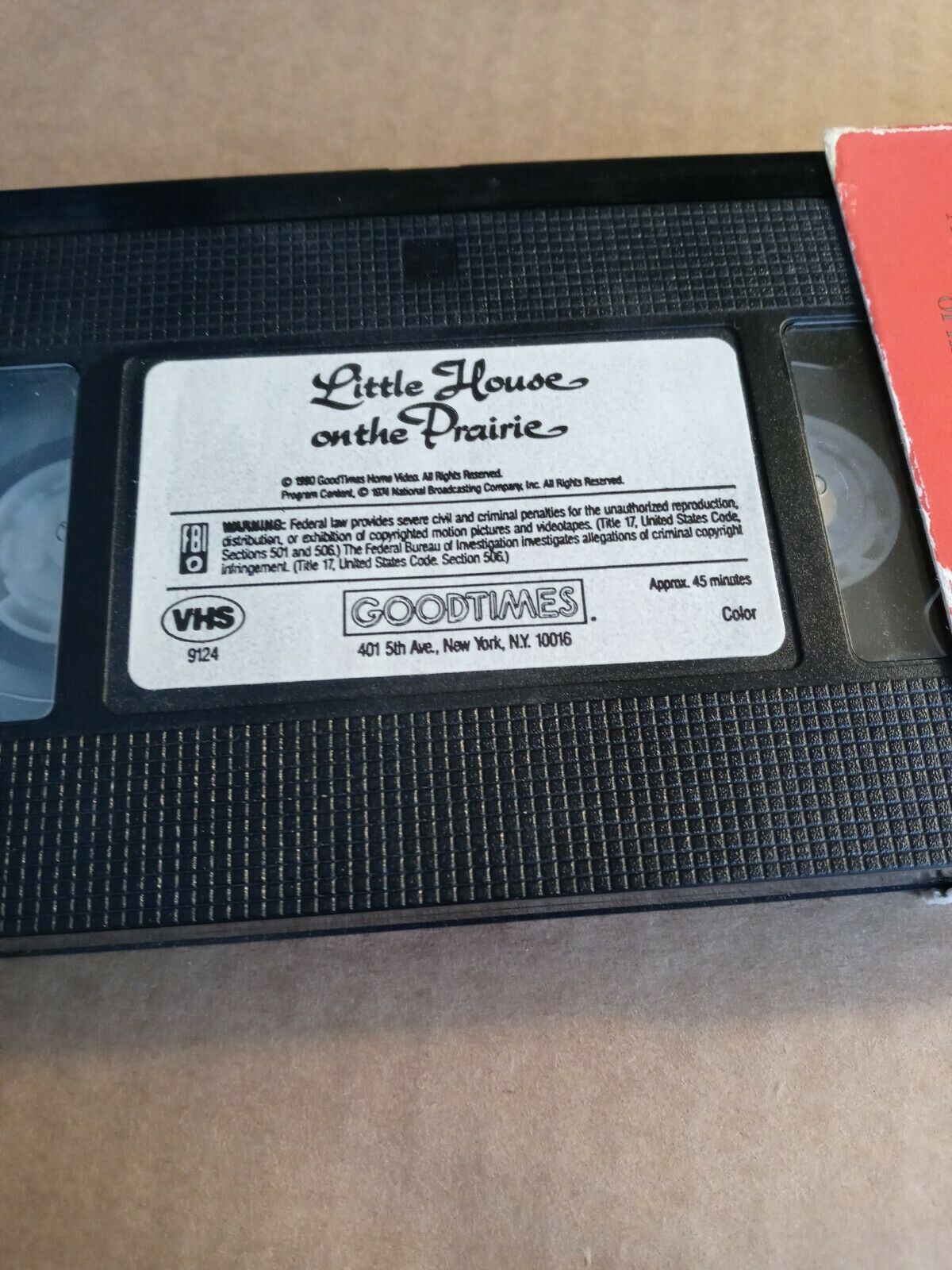 Little House On The Prairie VHS Christmas Melissa Gilbert Used - VHS Tapes