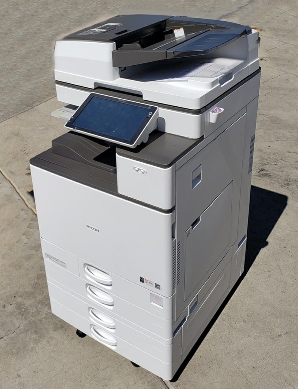 Ricoh Aficio MP C4504 Color Laser Print Scan Meter under 10k. Repo Unit ...