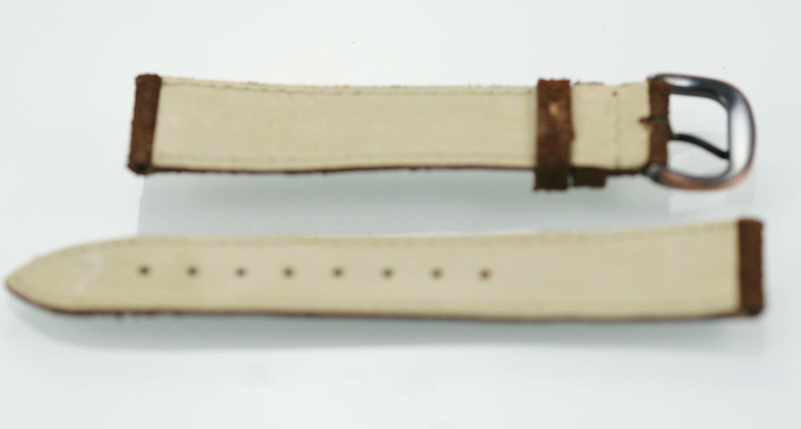 Fossil Unisex Stainless Steel Brown Suedeleather Replacement Watch Band 18mm Watch Bands