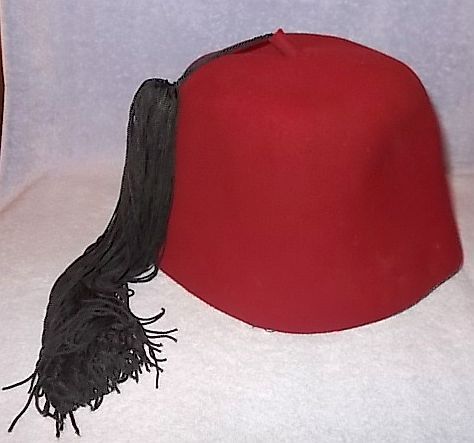 Zor Shriner Masonic Free Masonry Gemsco Fez Fezzes Hat - Other