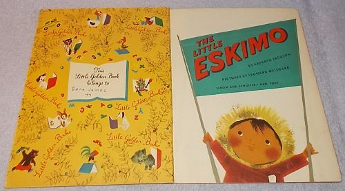 Little Golden Book The Little Eskimo 1952 A printing - Books