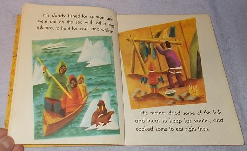 Little Golden Book The Little Eskimo 1952 A printing - Books