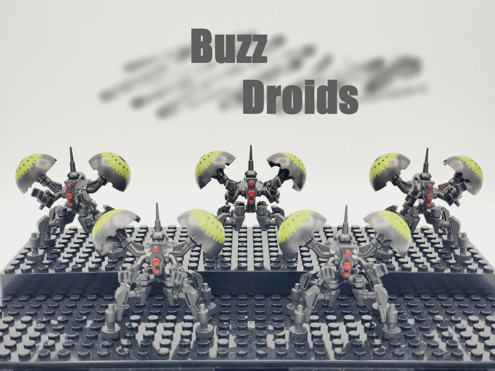 5pcs/set Star Wars Clone Wars Buzz Droids Custom Build Minifigures Toys ...