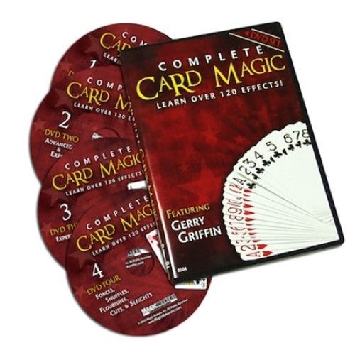 Complete Card Magic - 4 DVD Set - Learn Over 120 Effects With These ...