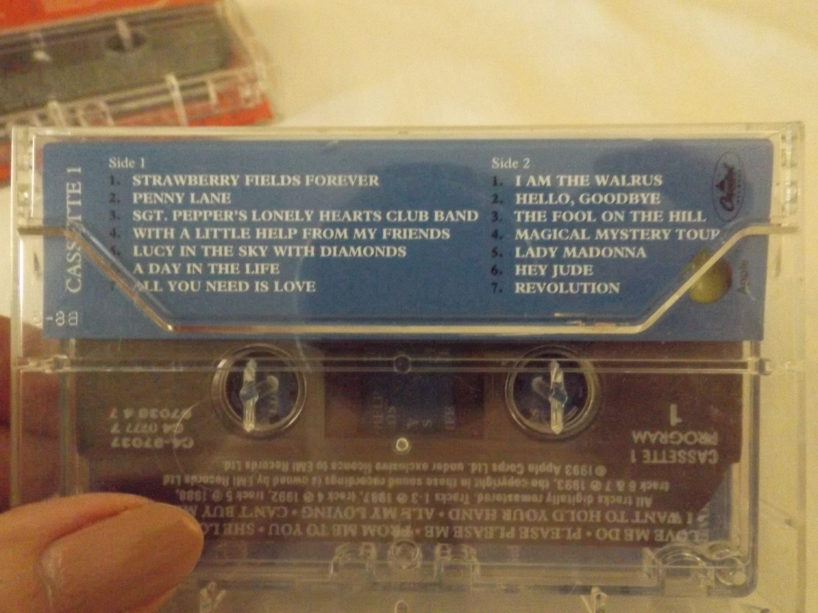 The Beatles/1962-1966 & The Beatles/1967-1970 Cassette Tape Compilation ...