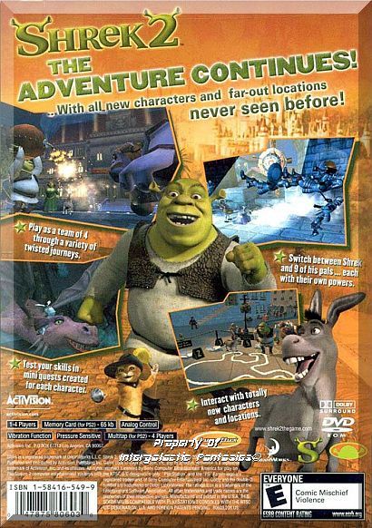 PS2 - Shrek 2 (2004) *Complete With Case And Instruction Booklet / 1-4 ...