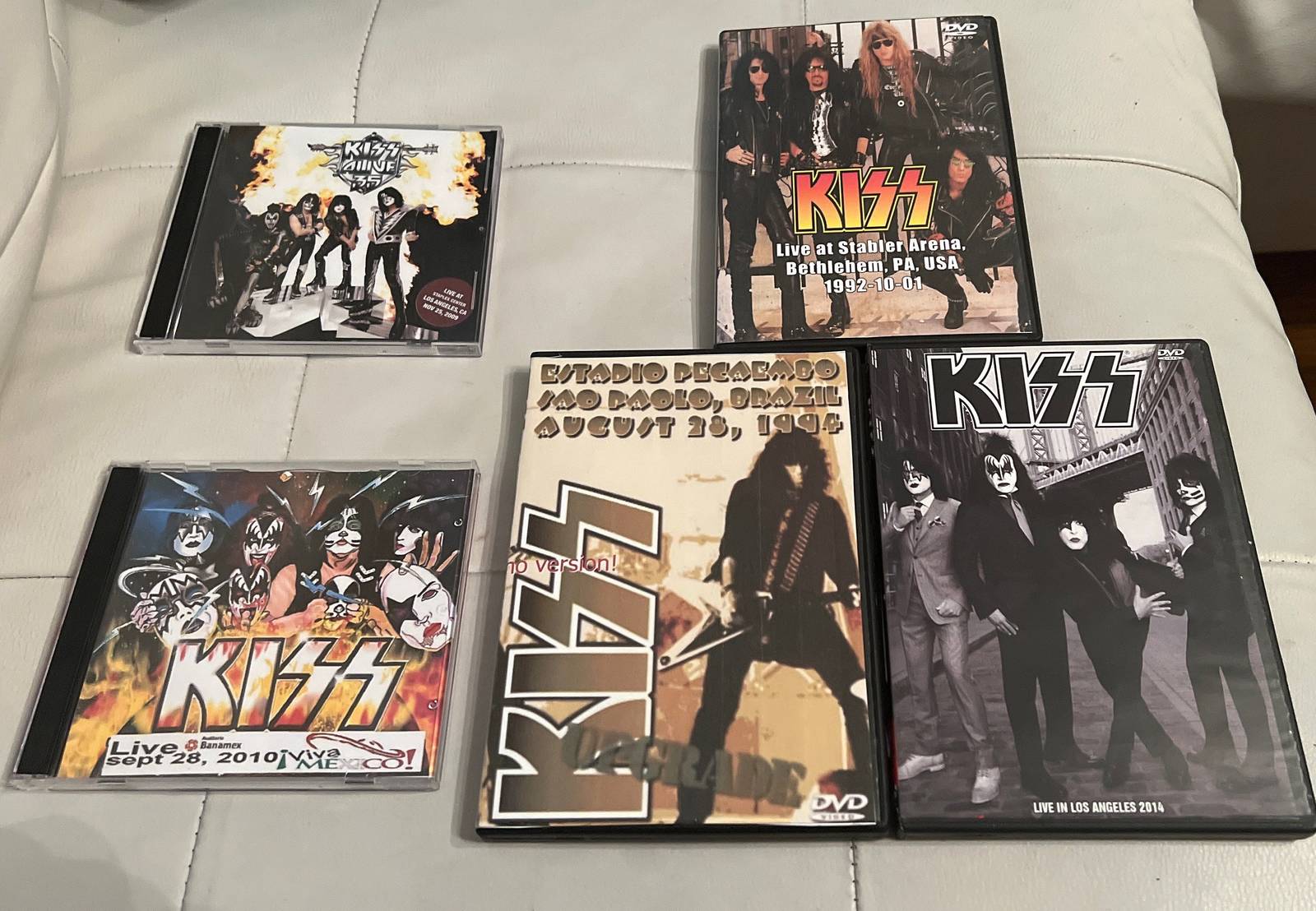 Kiss Live & Rare CD/DVD Bundle 4 CD+3 DVDs Extremely Hard to Find/Free ...