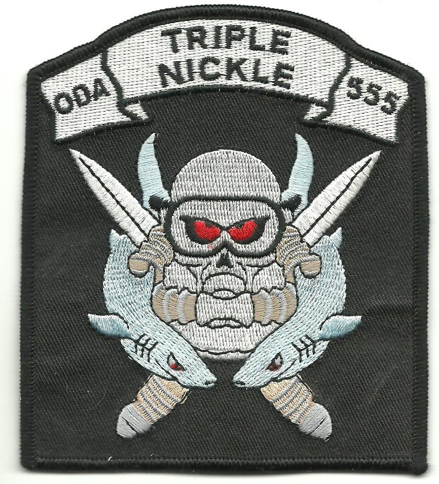 US Army ODA-555 Special Forces Triple Nickle Patch - Other