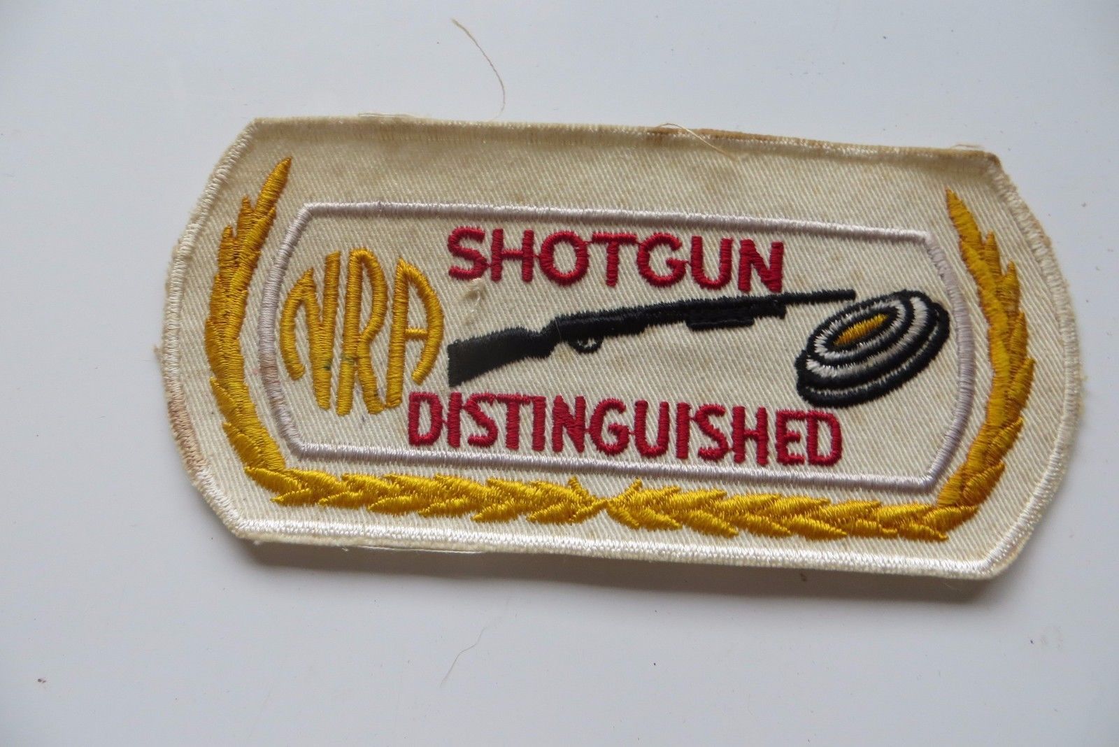 NRA National Rifle Association SHOTGUN DISTINGUISHED CLAY PIGEON OLD ...