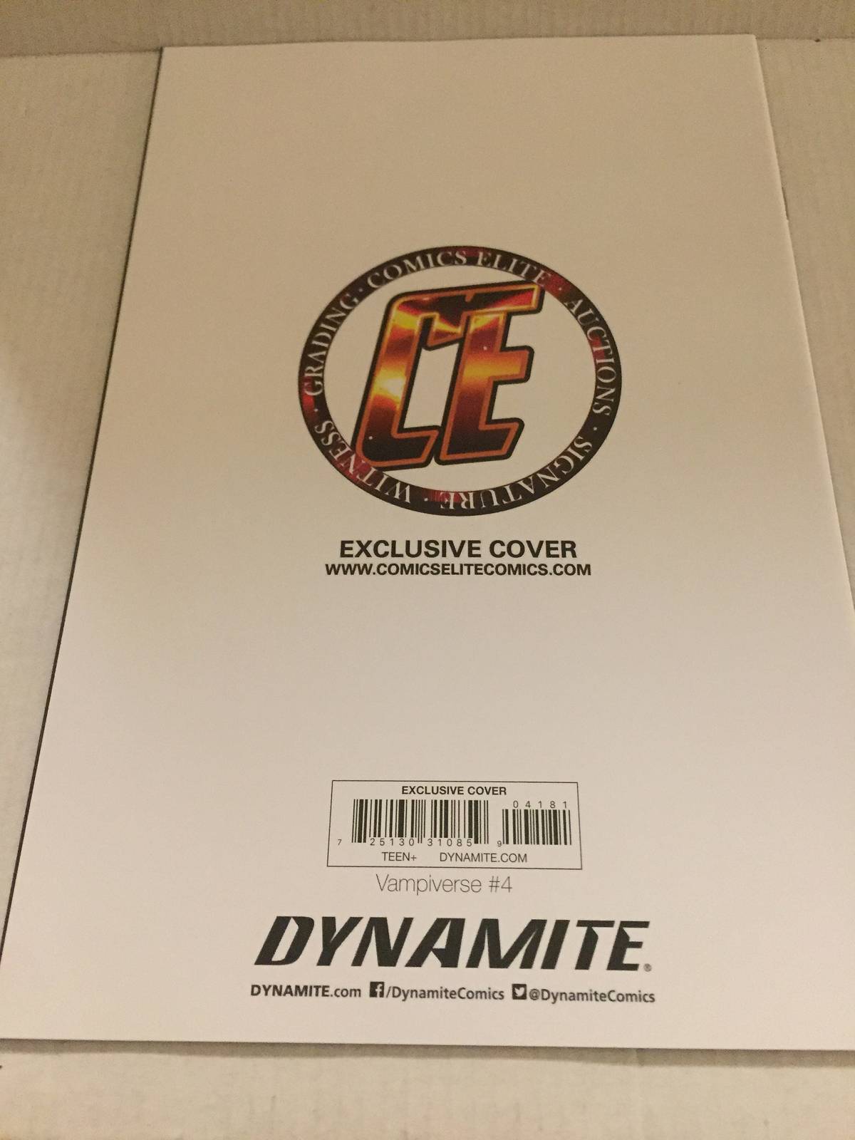 2021 Dynamite Comics Vampiverse #4 C2E2 Exclusive Nathan Szerdy Signed ...