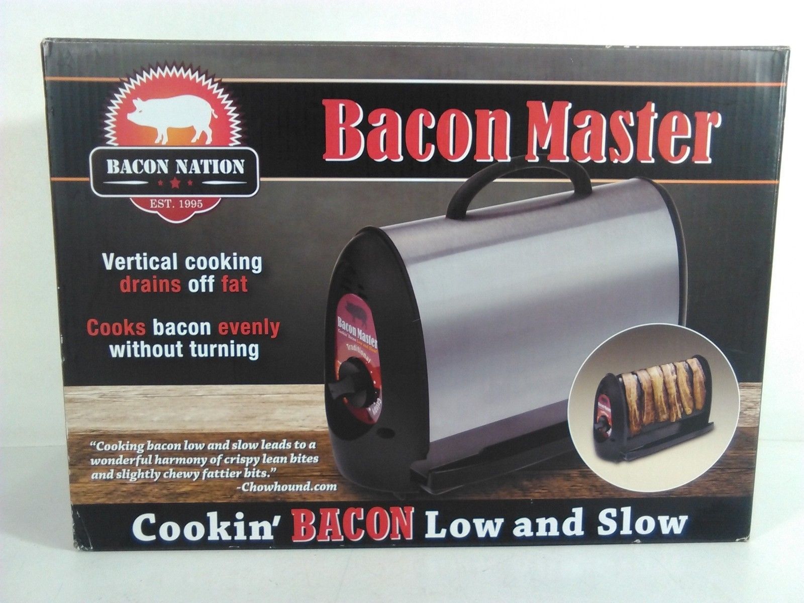 Bacon Master Cooker Stainless Steel Cooks Evenly Make Better Bacon BNB ...