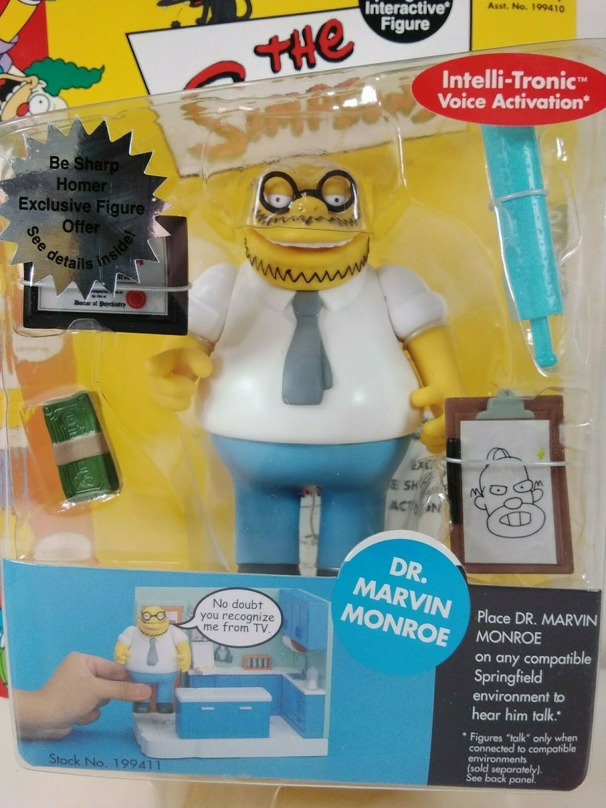 The Simpsons World Of Springfield Dr. Marvin Monroe Playmates ...