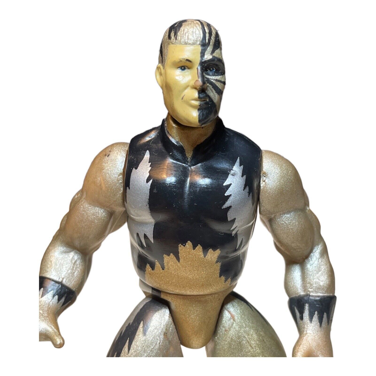 1997 WWF WWE Jakks Goldust Dustin Rhodes Wrestling Figure 1/2 face ...
