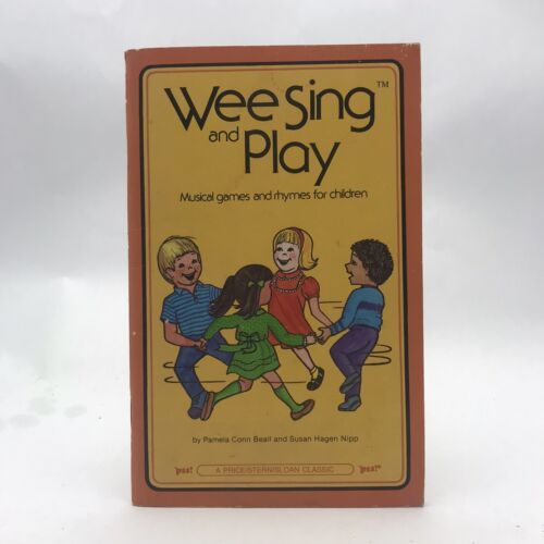 Vintage 80's Wee Sing and Play Musical Songbook Song Book - Cassettes