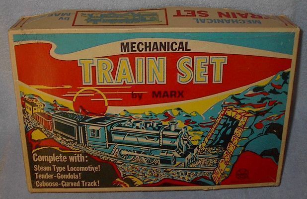 Old Vintage Marx Toy Mechanical Train Set 528 ca 1970 - Other Railroads ...