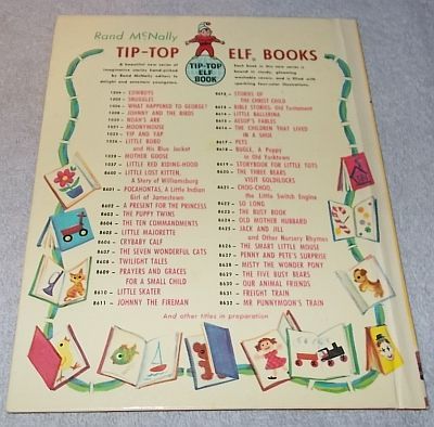 Prayers and Graces for a Small Child Rand McNally Tip Top Elf Book 1960 ...