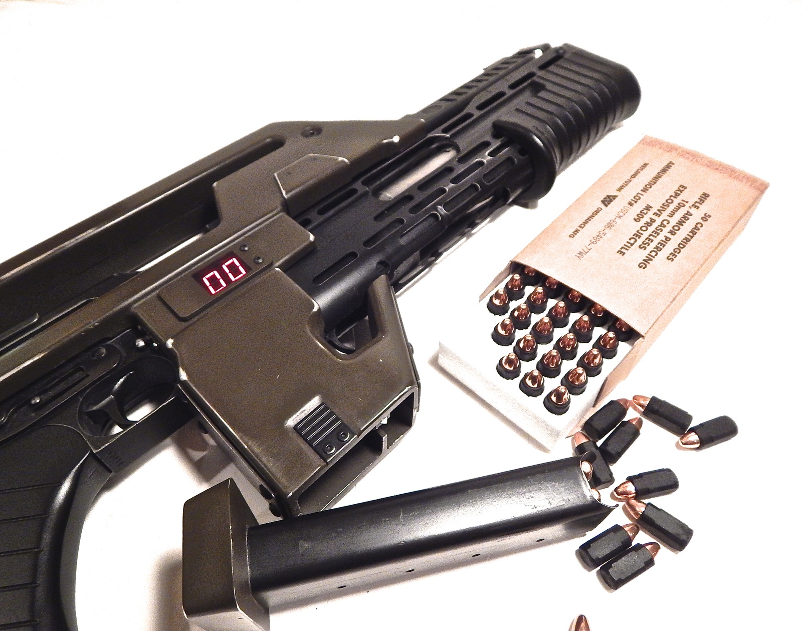 ALIENS M41-A HERO PULSE RIFLE ALL STEEL SUPER DELUXE REPLICA LEDS FULL ...