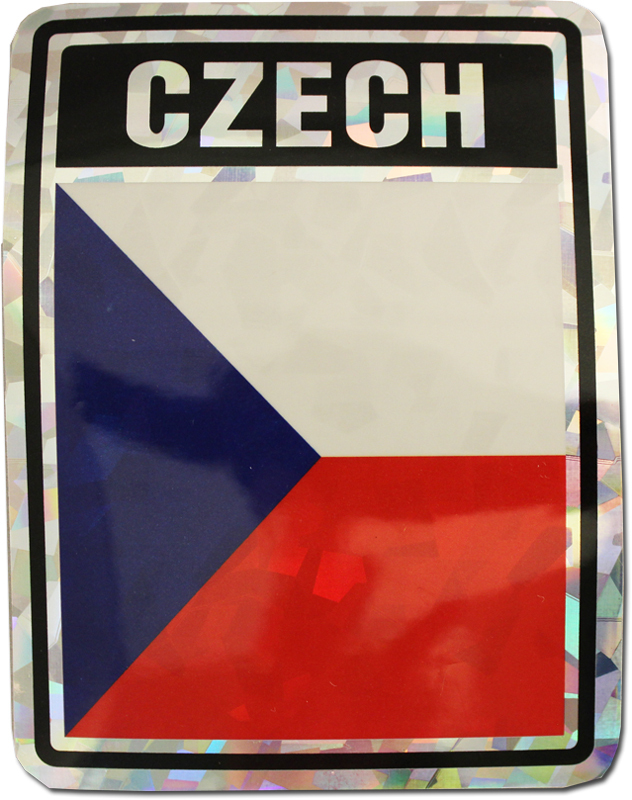 Czech Republic Reflective Decal - Decals, Stickers & Vinyl Art