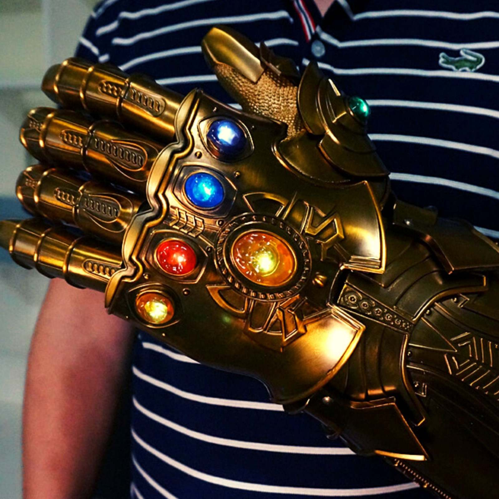 Metal Gauntlet,1/1Scale movie Prop,MCU Thanos,Infinite Stone with ...