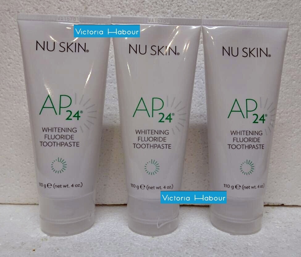 Three pack: Nu Skin Nuskin Ap 24 Whitening Fluoride Toothpaste 110g 4oz ...