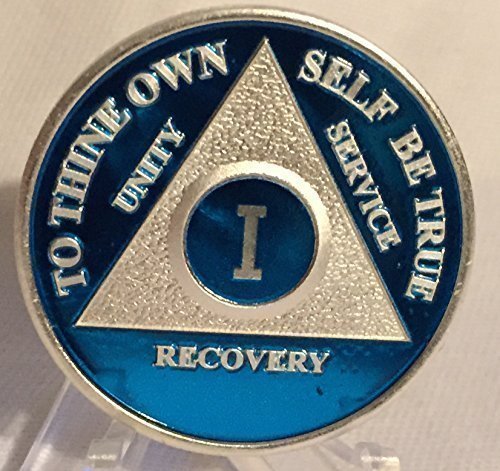 AA Coin (Alcoholics Anonymous) Recovery Medallion Anniversary/Birthday ...
