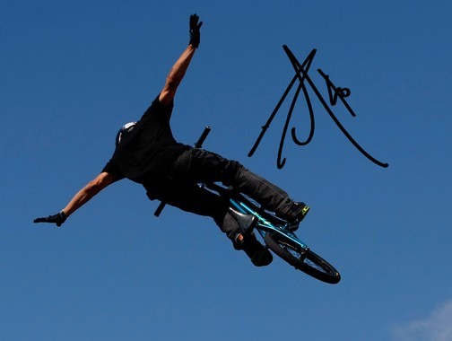 Dave Mirra Signed Photo 8 X10 Rp Autographed and 50 similar items
